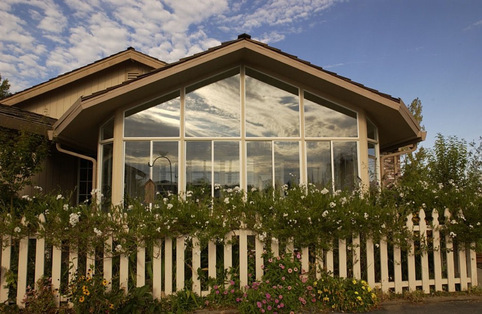Sunroom and patio enclosures with vaulted ceilings - Modern - Sunroom ...