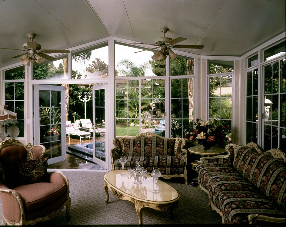 Sunroom and patio enclosures with vaulted ceilings - Modern - Sunroom ...