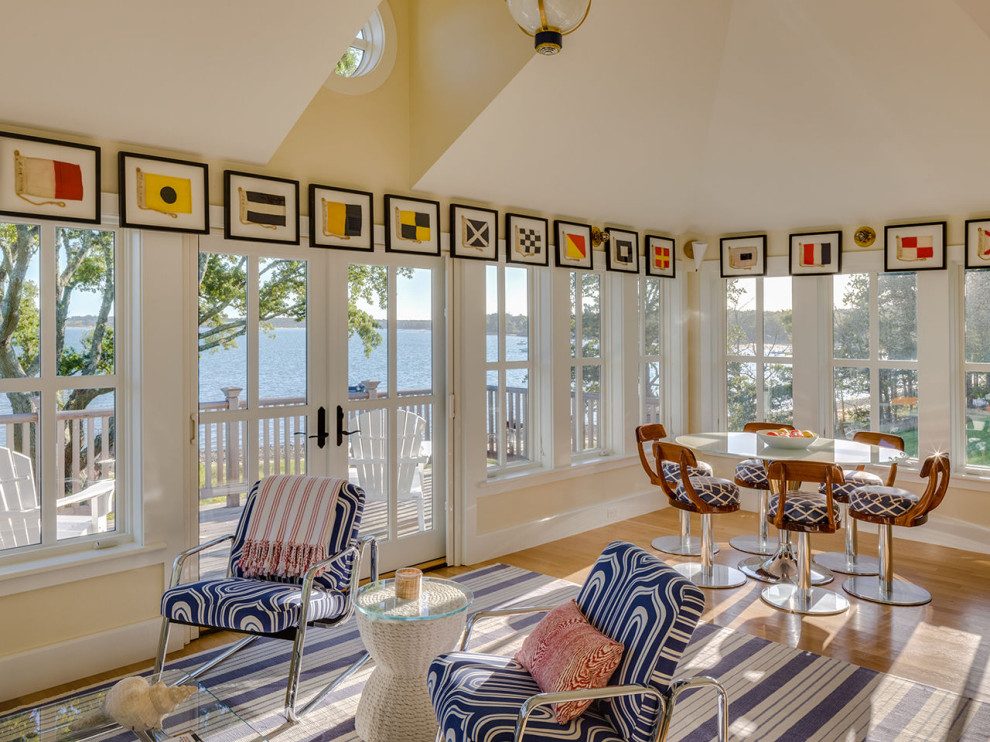 Sunroom - Pleasant Heights - Cape Cod, MA - Custom Home - Beach Style ...