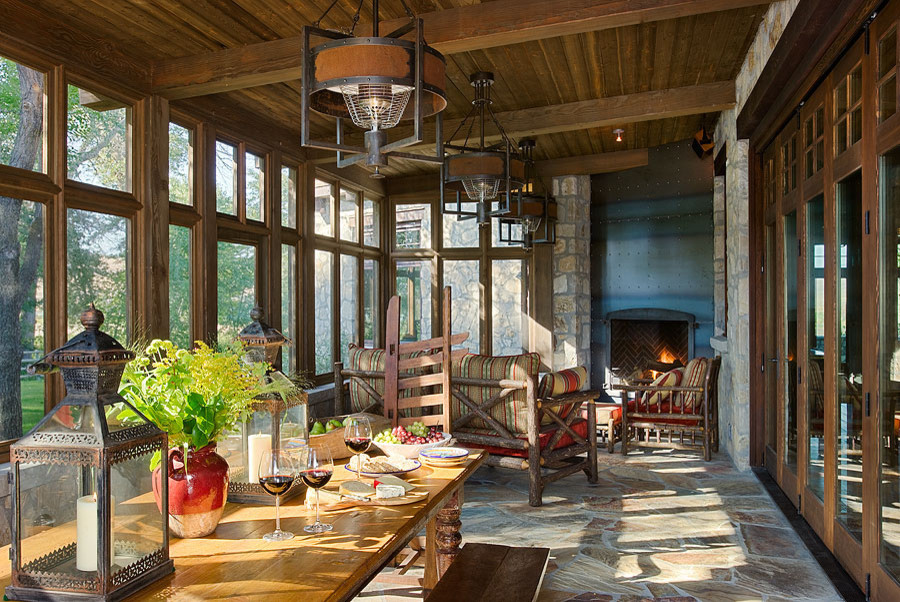 The Ranch - Rustic - Sunroom - Calgary - by smith + co. | Houzz