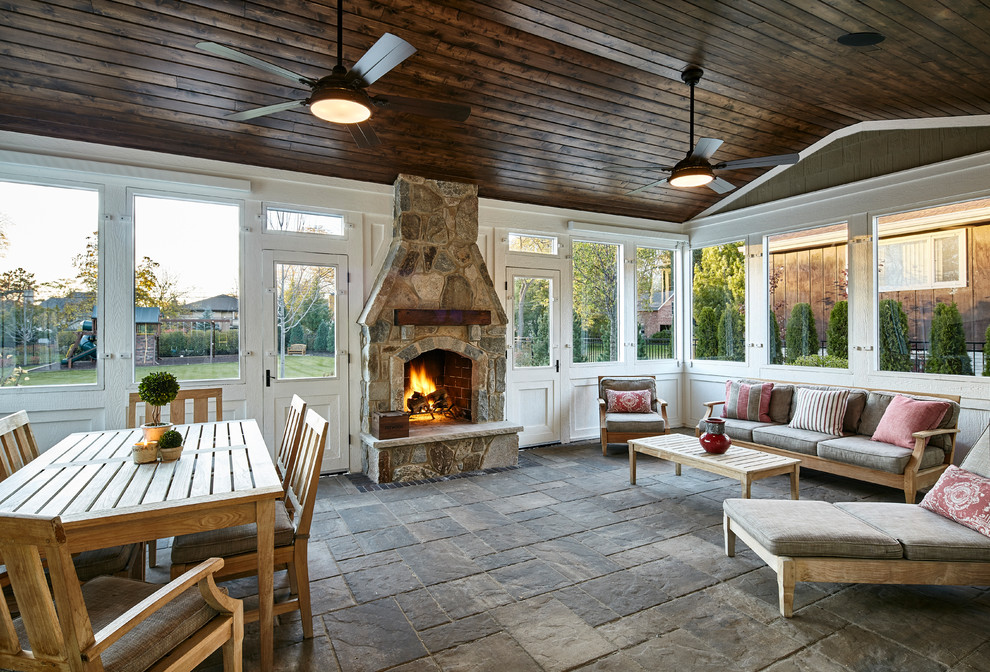 Traditional Craftsman - Rustic - Sunroom - Chicago - by JMB Architect ...