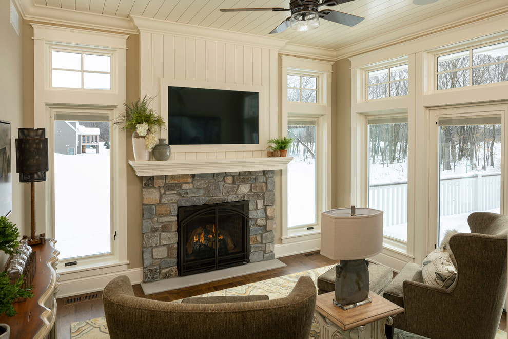 Traditional Rambler - Traditional - Sunroom - Minneapolis - by Mark D. Williams Custom Homes ...