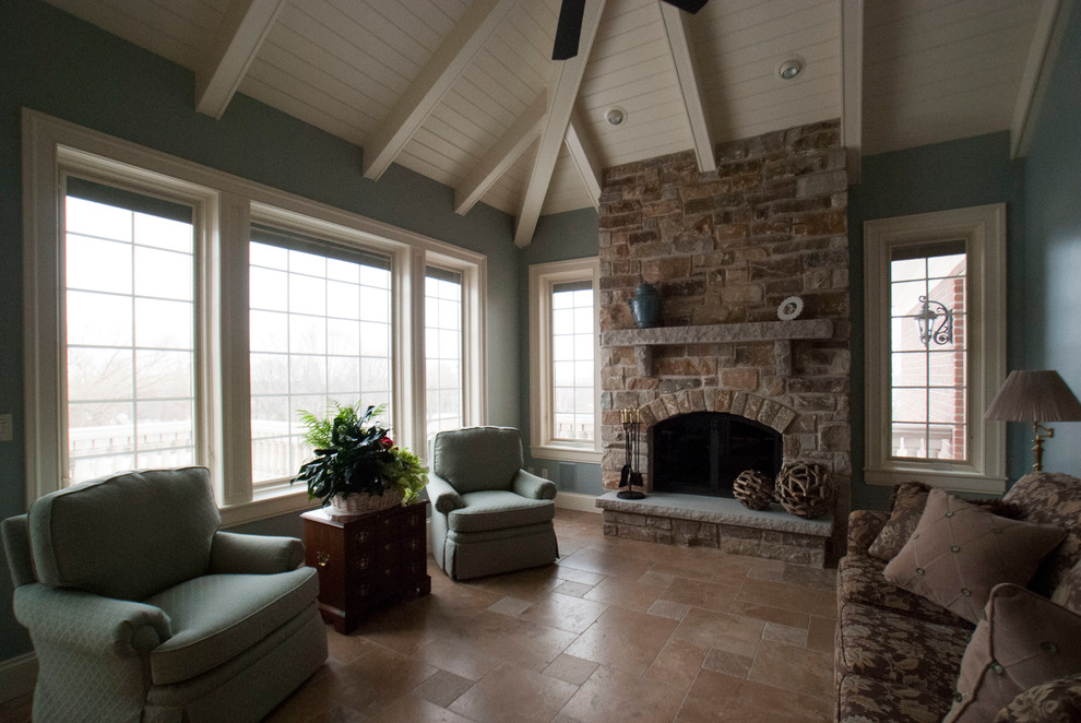 Two-Story Tradition - Traditional - Sunroom - Other - by C & C Custom ...