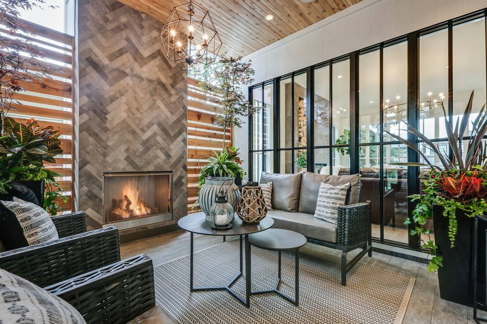 Ultra Modern Farmhouse in Altadore - Modern - Sunroom - Calgary - by ...