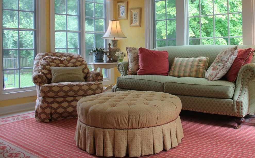 Virginia French Country - Farmhouse - Sunroom - DC Metro - by Suzy ...
