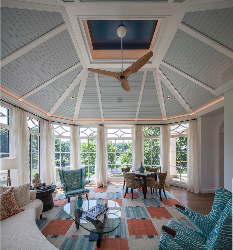 Waterfront Renovation, Greenwich, CT - Transitional - Sunroom - New ...