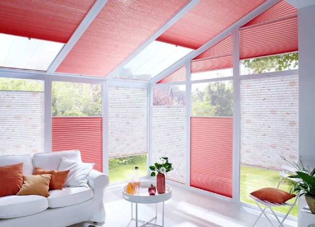 Window Treatments for Sunrooms and 4 Season Rooms - Country - Sunroom - San Diego - by ...