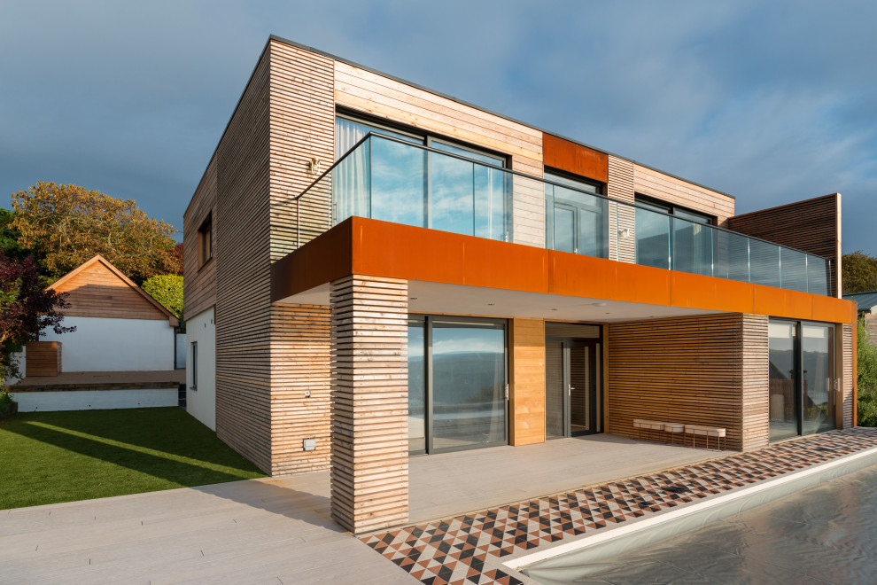 Beechwood - rear view - Beach Style - Landscape - Devon - by VESP ...