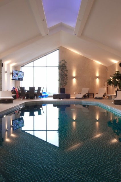 Bespoke Smart Home in Yorkshire - Eclectic - Swimming Pool & Hot Tub ...
