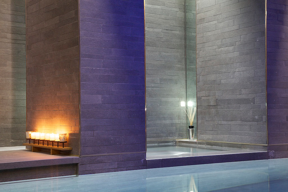 Indoor Bespoke Luxury Swimming Pool and Spa Area - Modern - Pool ...