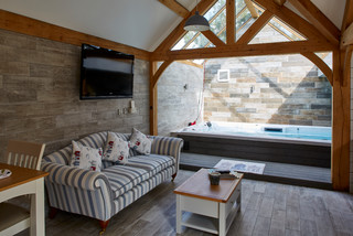 Pool room in Shropshire - Rustic - Pool - Other | Houzz