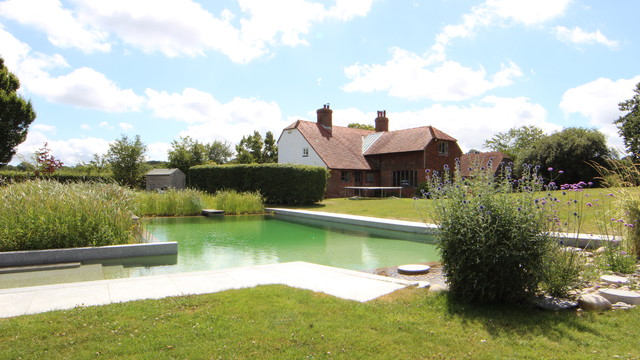 Rural natural swimming pool retreat - Rustic - Pool - Other - by Clear ...