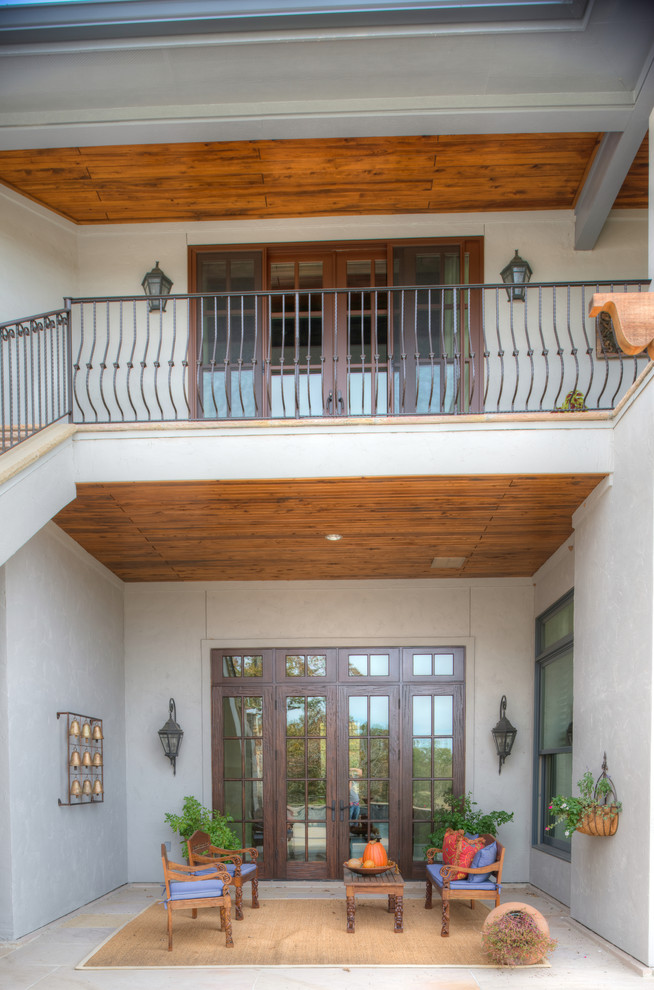 Traditional Texas Mesquite Flooring - Mediterranean - Balcony - by ...