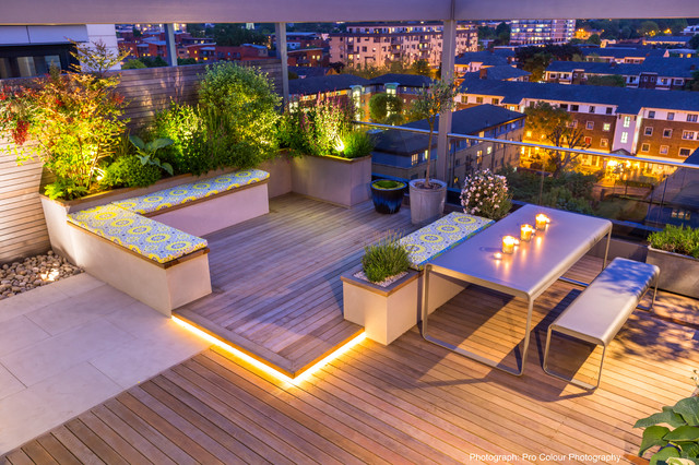 Award-winning roof terrace, King's Cross, London - Contemporain ...