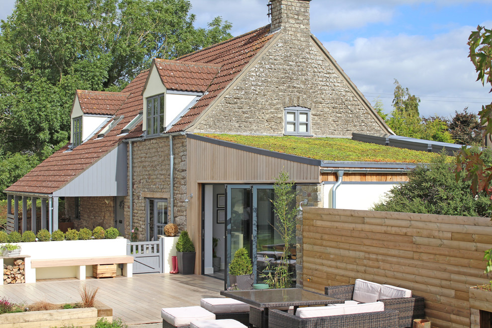 Barn extension in South Gloucestershire - Contemporary - Deck - Other ...