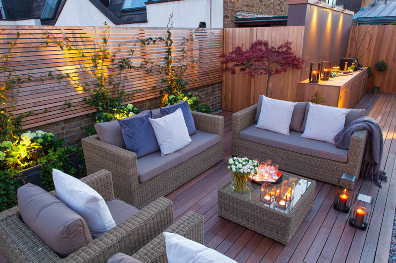 Roof Terrace at New Concordia Wharf - Deck - London - by The Garden ...