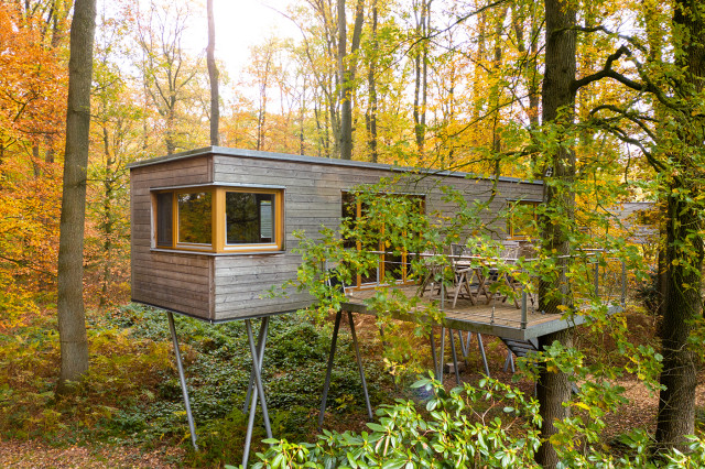 Baumgeflüster - Baumhaus-Hotel - Rústico - Terraza y balcón - Bremen - de Tobias Mittmann | Houzz