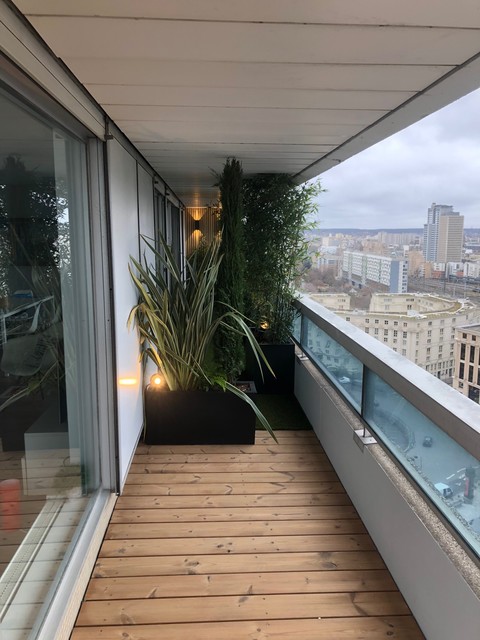 Balcon filant, Montparnasse - Moderne - Terrasse en Bois - Paris - par ...
