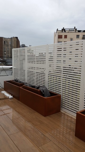 Clôtures et Palissades sur mesure - Contemporary - Deck - Paris - by ...