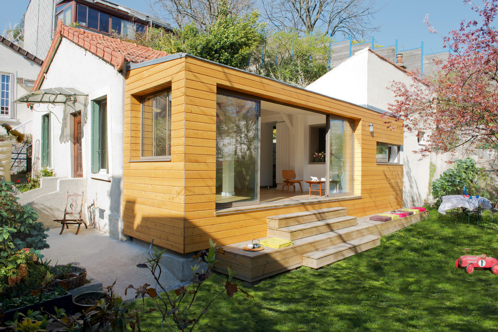 La Verte Maison - Contemporain - Terrasse en Bois - Paris - par MELANIE ...