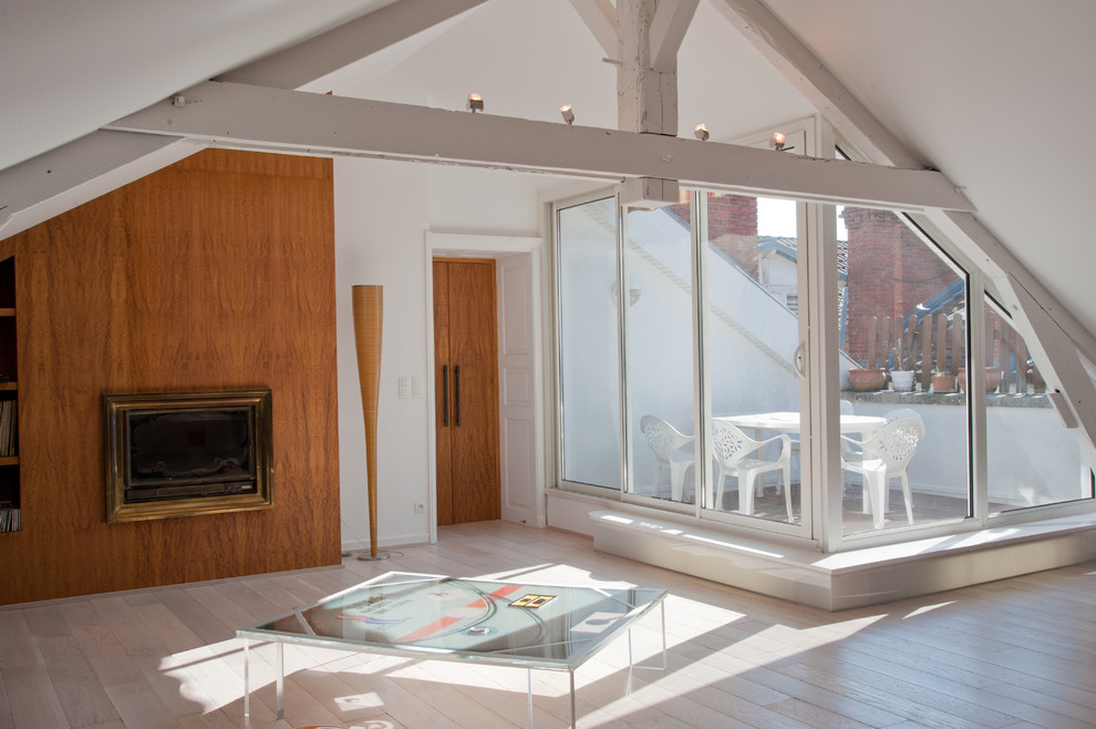 Loft sous combles - Contemporain - Terrasse en Bois - Dijon - par ...