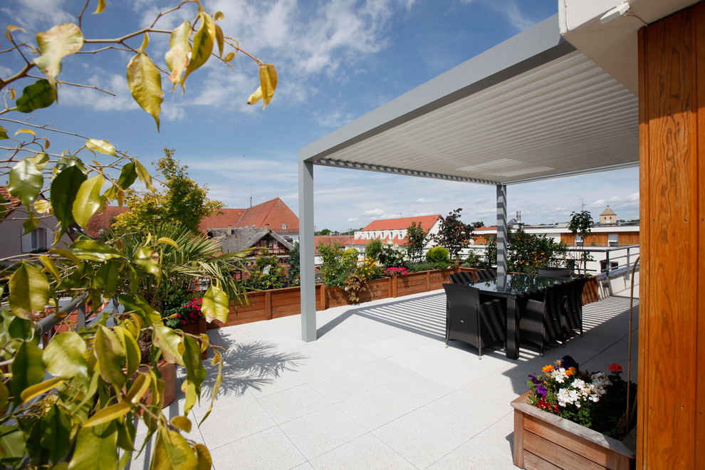 Pergola - Contemporary - Patio - Strasbourg - by CASPAR | Houzz