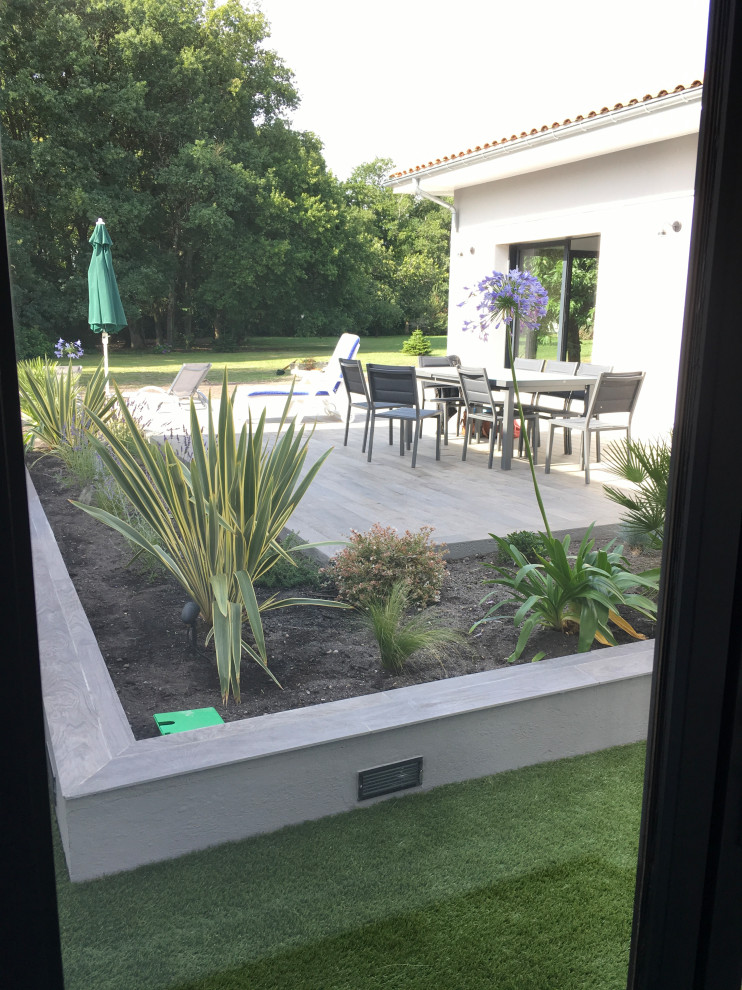 Rénovation complète d'une villa: intérieur/ extérieur - Patio ...