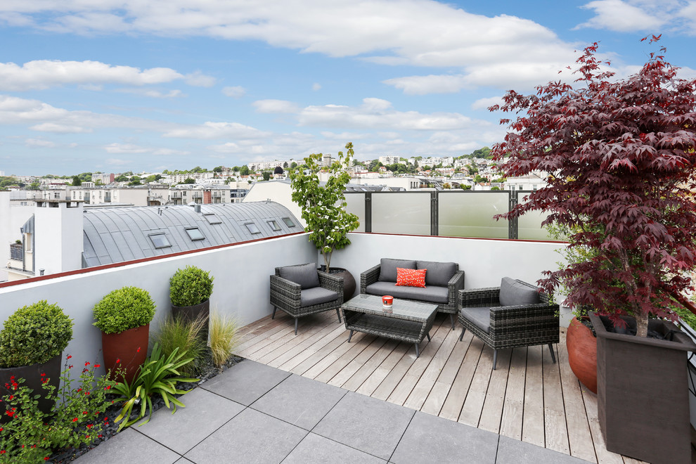 Salon d'extérieur du rooftop - Contemporary - Patio - Paris - by ...