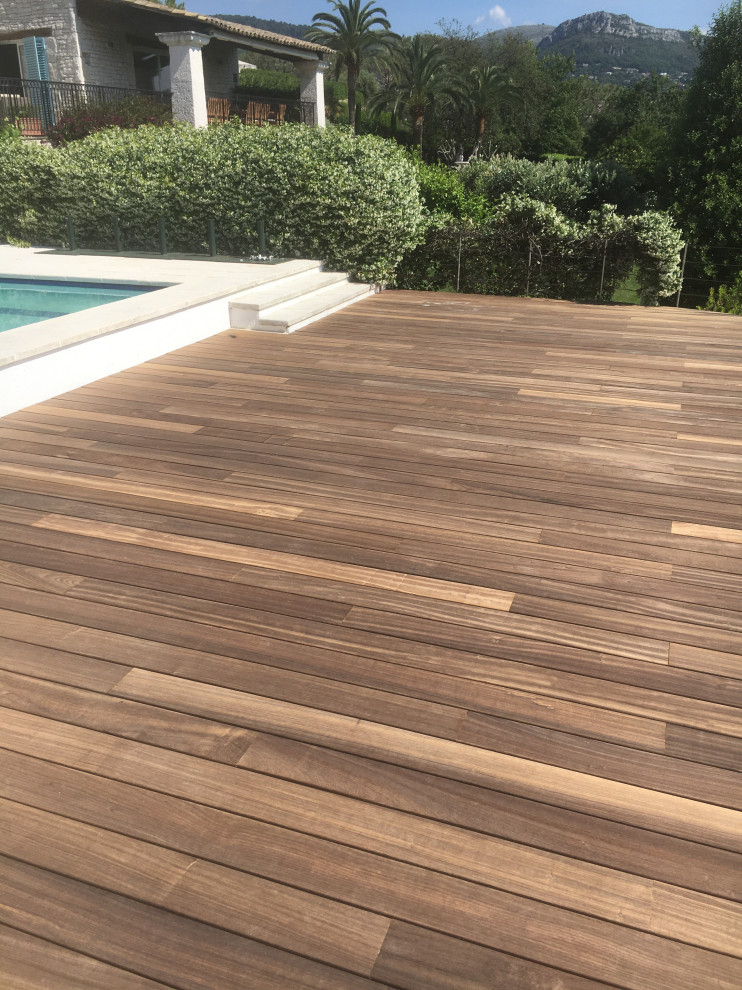 Terrasse bois exotique Padouk - Mediterranean - Deck - Nice - by ...