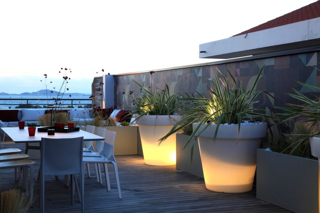 Terrasse bord de mer Marseille - Contemporary - Terrace - Marseille ...