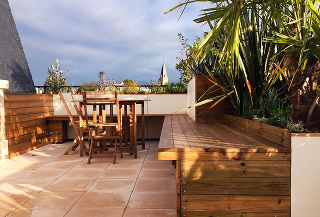Terrasse méditerranéenne - Contemporary - Deck - Paris - by Fertiles ...