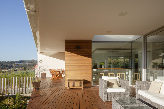 Contemporáneo Terraza Y Balcón - Contemporary - Deck - Other | Houzz AU
