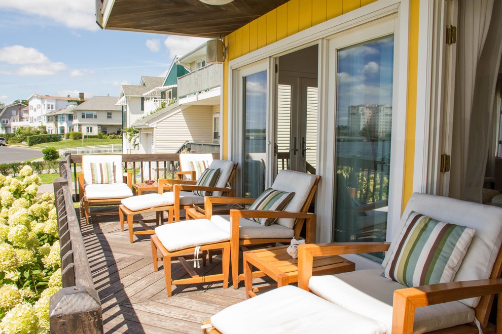 Design of a Summer House - Beach Style - Deck - New York - by Menashe ...