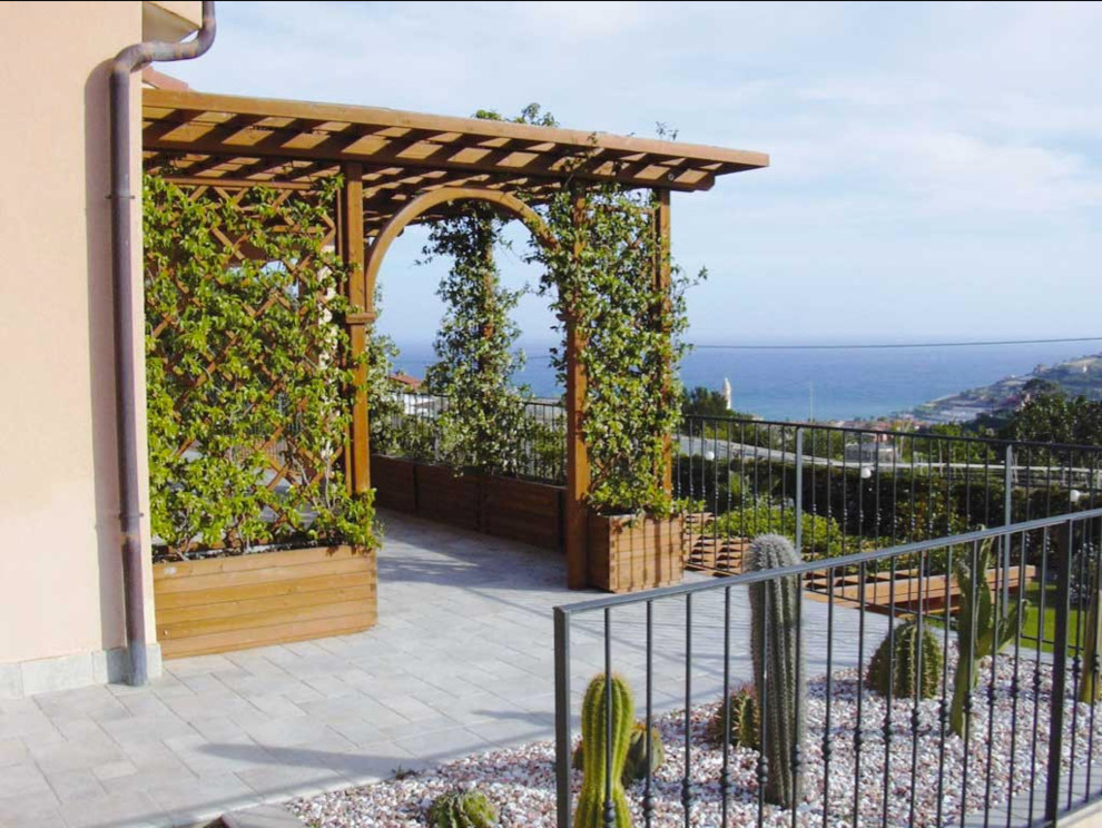 arredo terrazzo - Traditional - Deck - Rome - by La bottega del legno ...
