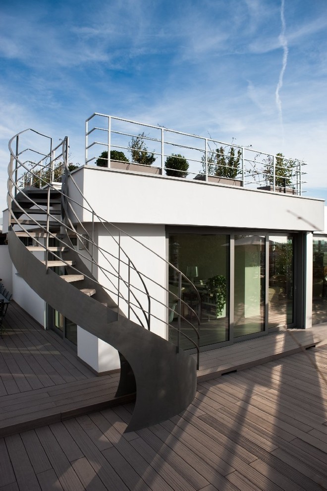 Serra sui tetti di Milano - Moderne - Terrasse en Bois - Milan - par ...
