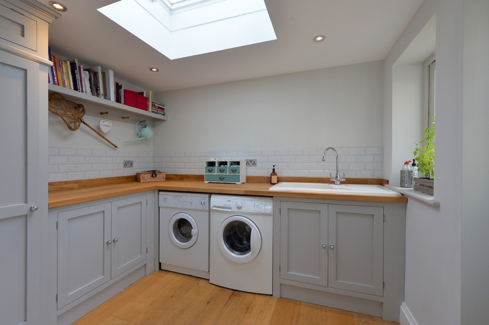 New utility room with roof dome - Traditional - Laundry Room - Other ...