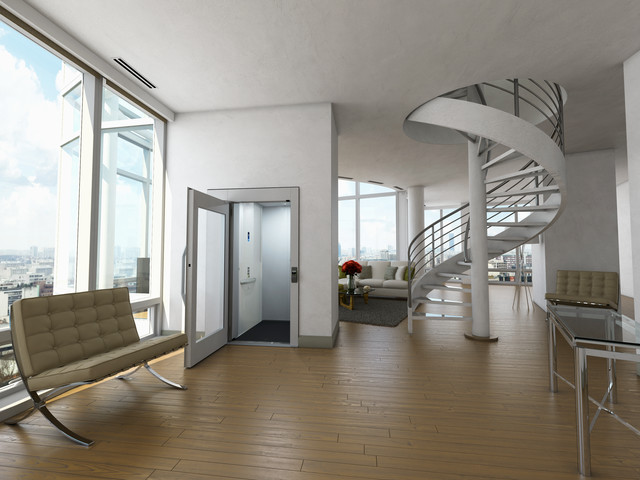 A lift designed for the living room - Contemporary - Living Room ...