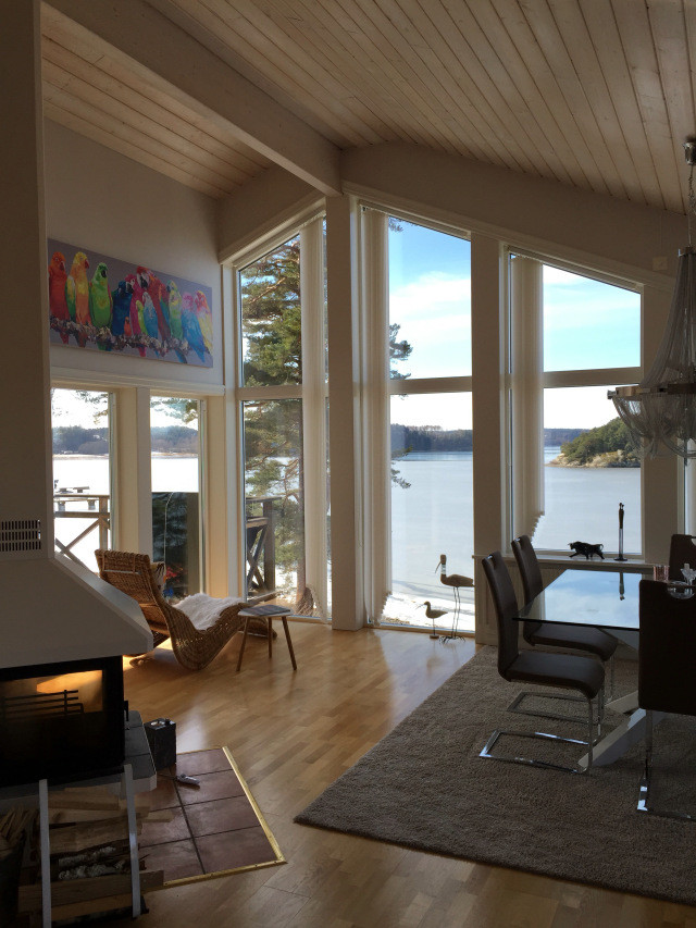 Färgsättning och inredning vardagsrum - Modern - Living Room ...