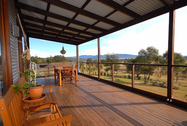 Grey Gums Road Country Verandah Wollongong By Bruce Condell 