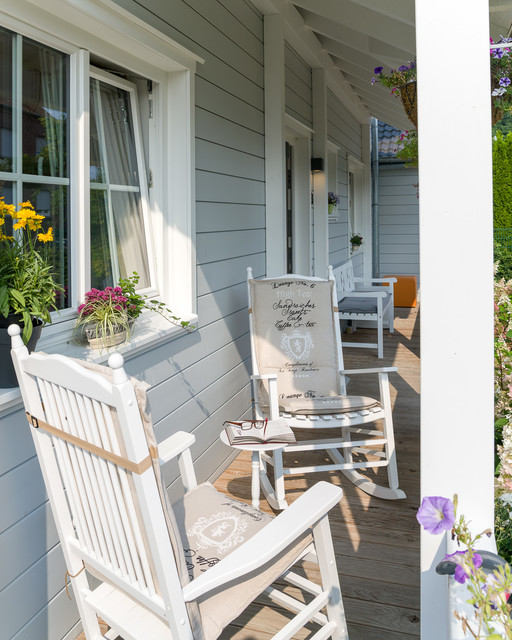 New England Style Timber Eco House - Country - Veranda - Cologne - by ...