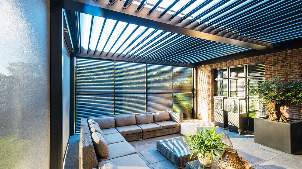 RENSON Aluminium Pergola - Contemporary - Porch - Other - by Exterior ...