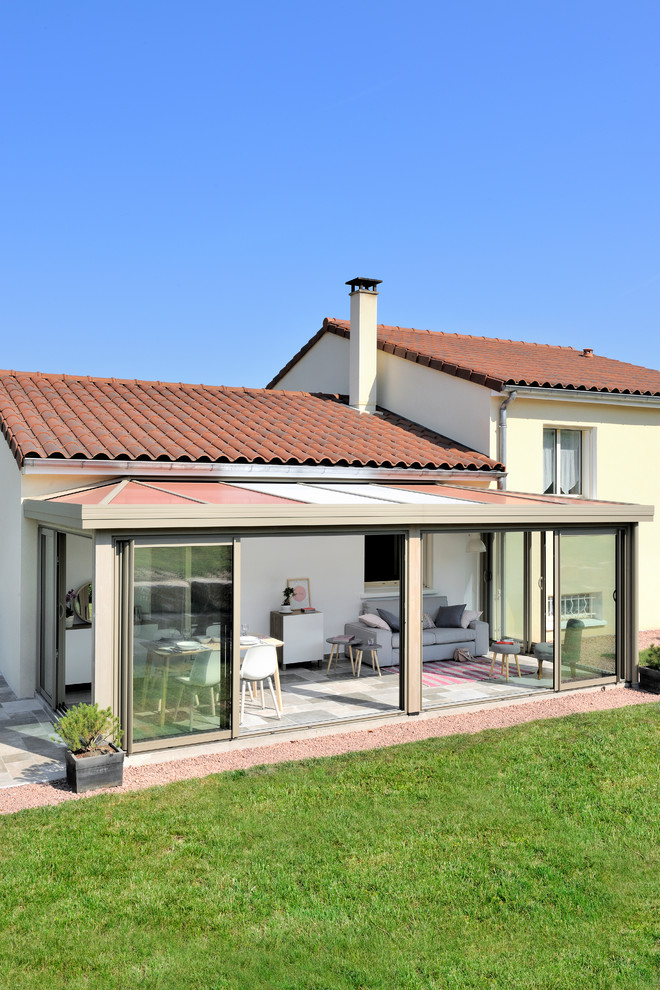 Véranda alu & bois - Zoé - Moderno - Veranda - di Vie & Véranda | Houzz