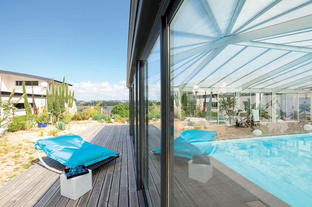 Véranda SERENITY | la véranda de piscine - Contemporary - Conservatory ...