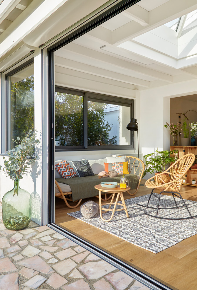 Véranda toit plat Sina - Moderno - Veranda - di Vie & Véranda | Houzz