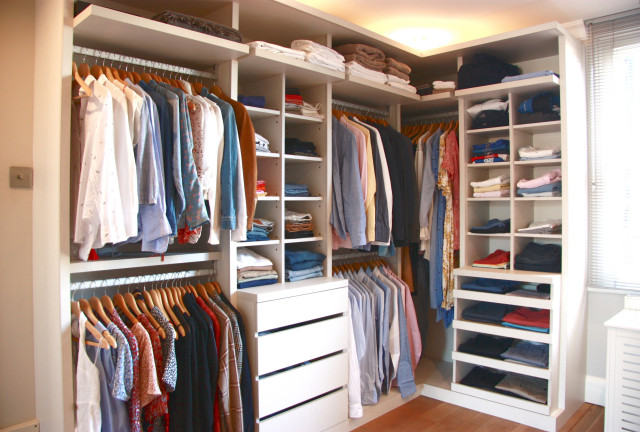 Italian Linen Walk in Wardrobe - Contemporary - Wardrobe - London - by ...