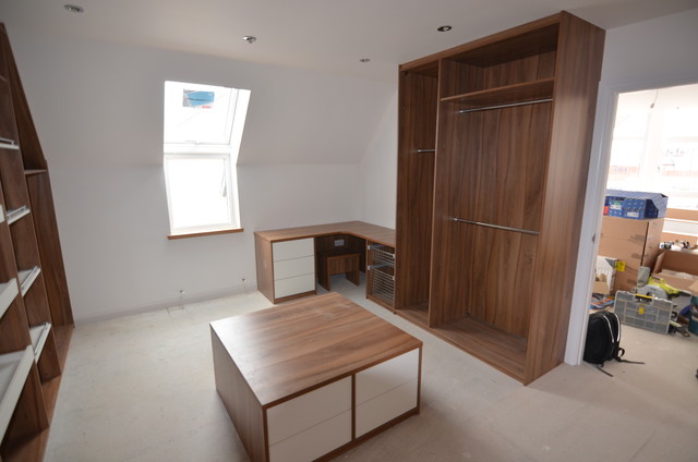 Large Walk-In Wardrobe with Island - Modern - Wardrobe - Other - by ...