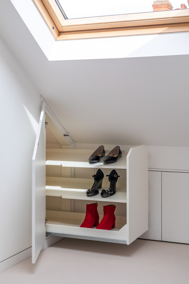 Master bedroom - shoe storage - Contemporary - Closet - London - by ...