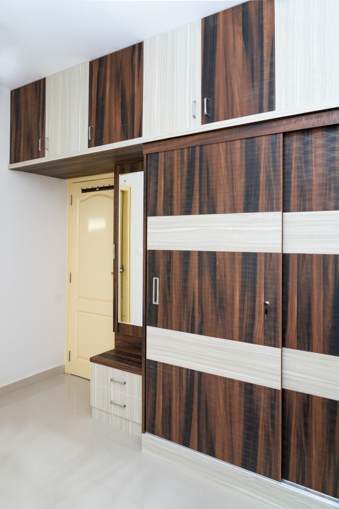 Wardrobe, TV Unit, and Modular Kitchen for a 2BHK Apartment - Closet ...