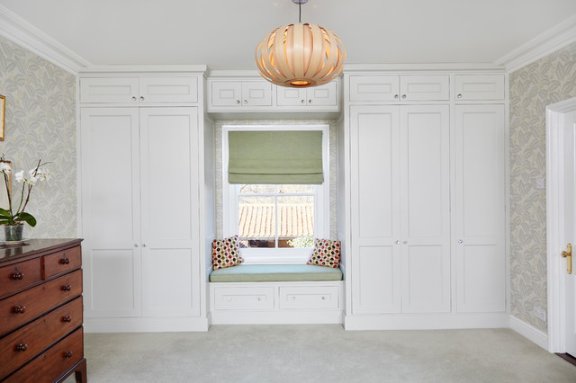 Wardrobes with Window Seat - Traditional - Wardrobe - Other - by Eric ...