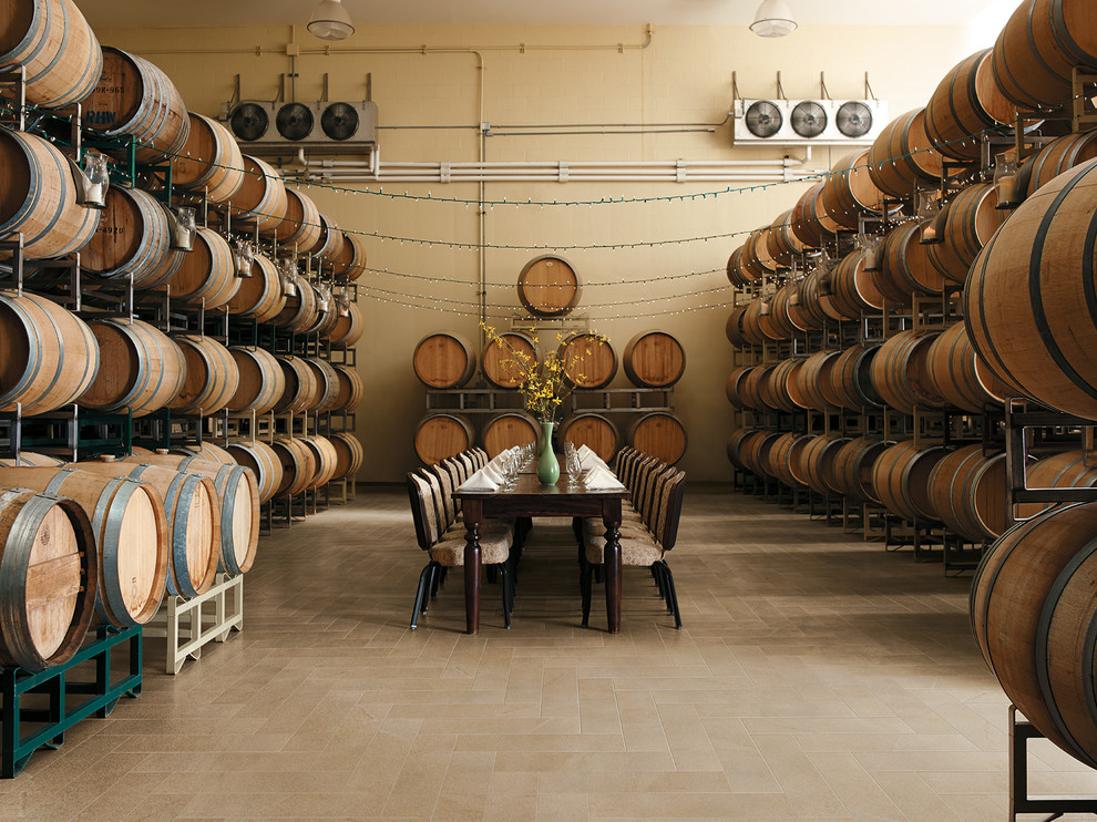 2015 Trends - Mediterranean - Wine Cellar - Boise - by The Masonry ...